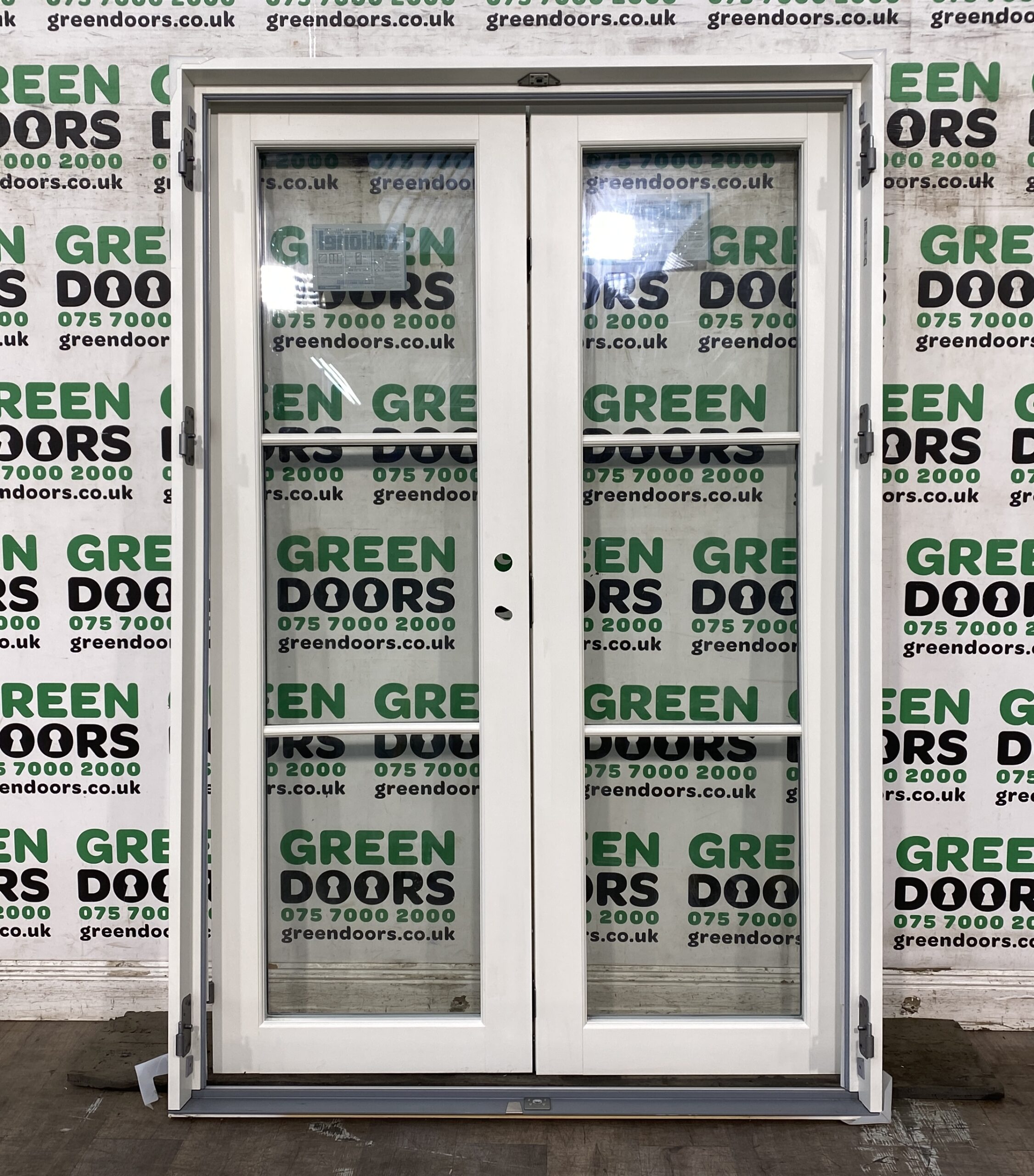 French doors | Green doors