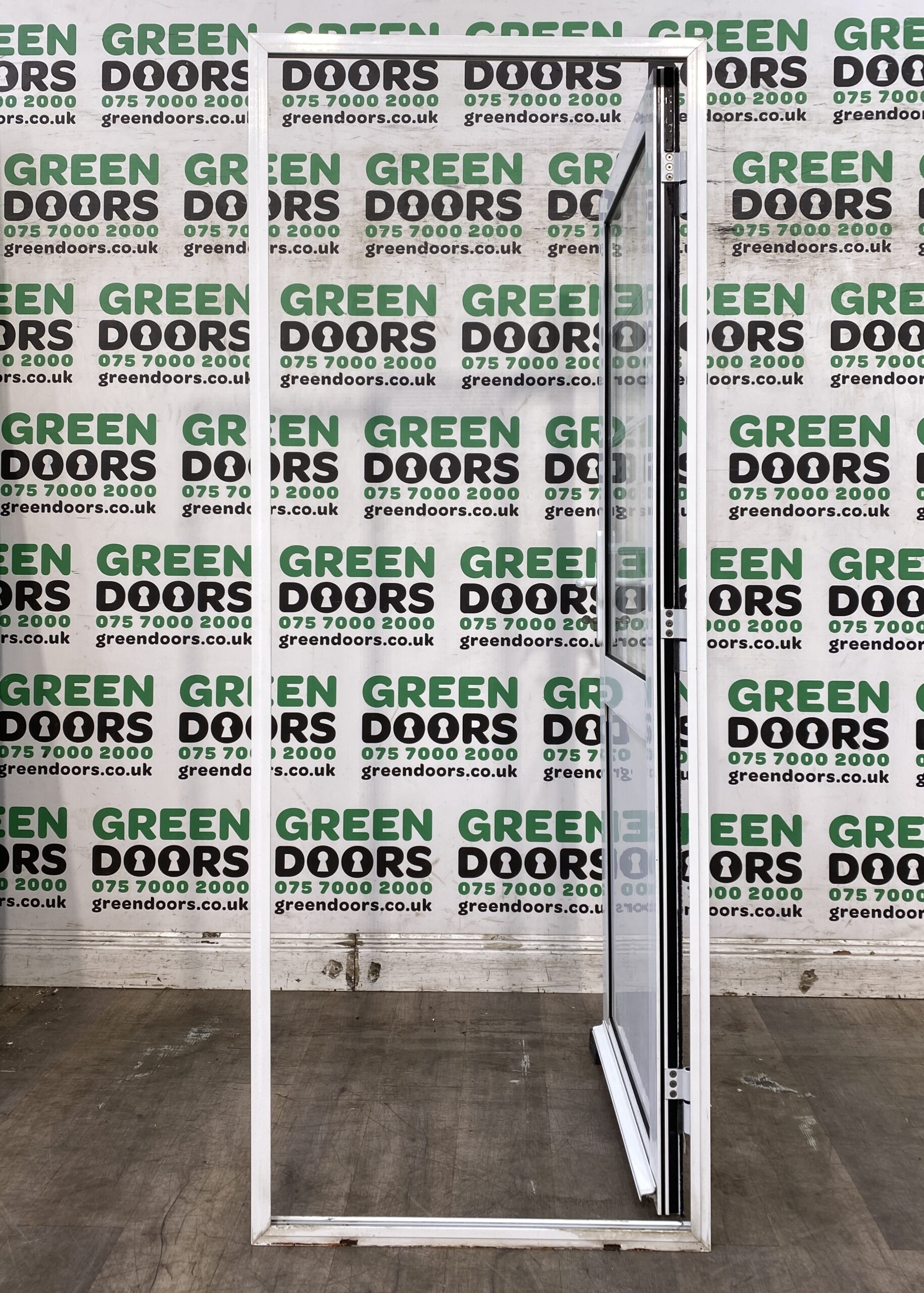 Aluminium Back door | Green doors