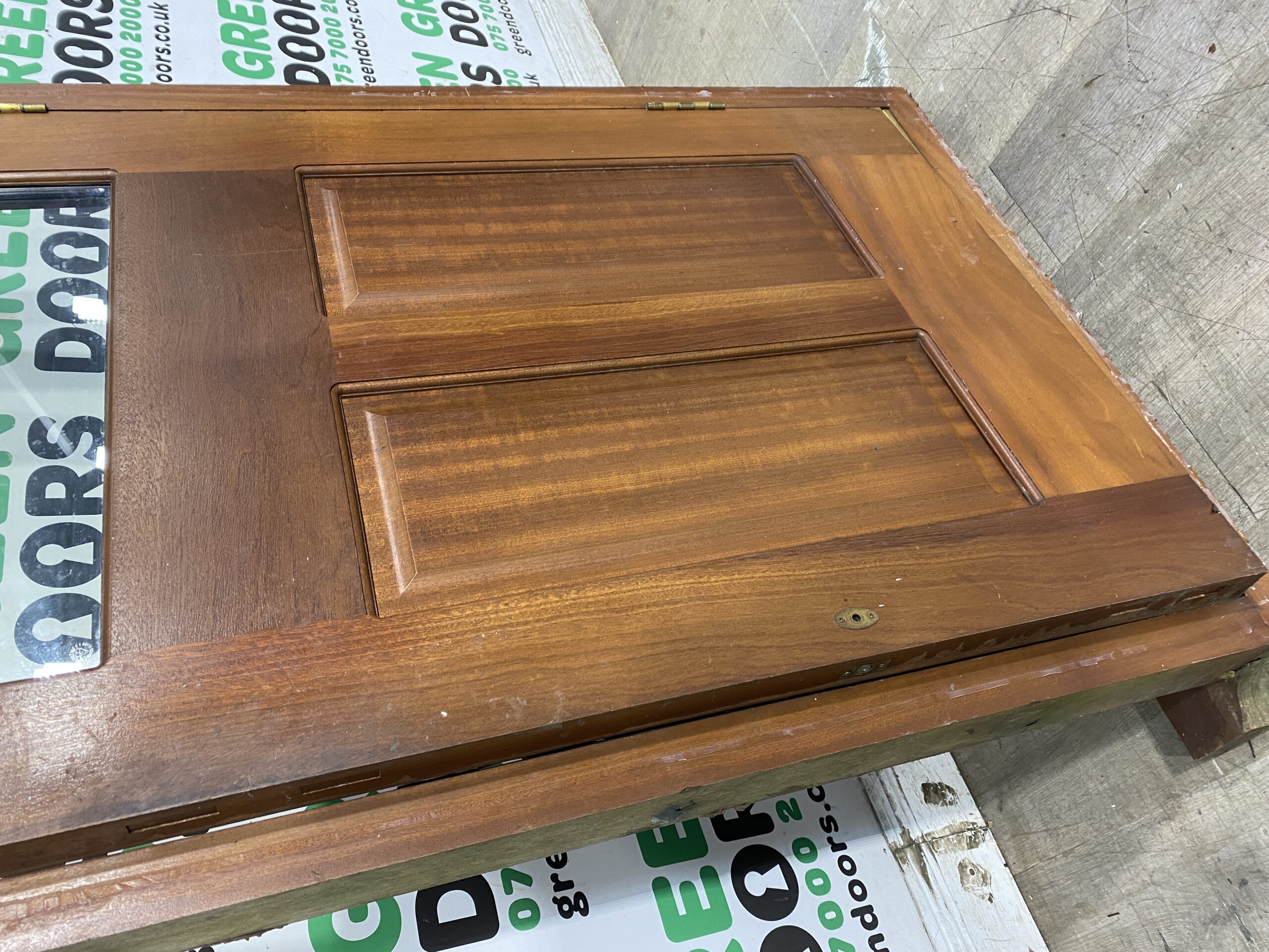 Hardwood Back door | Green doors
