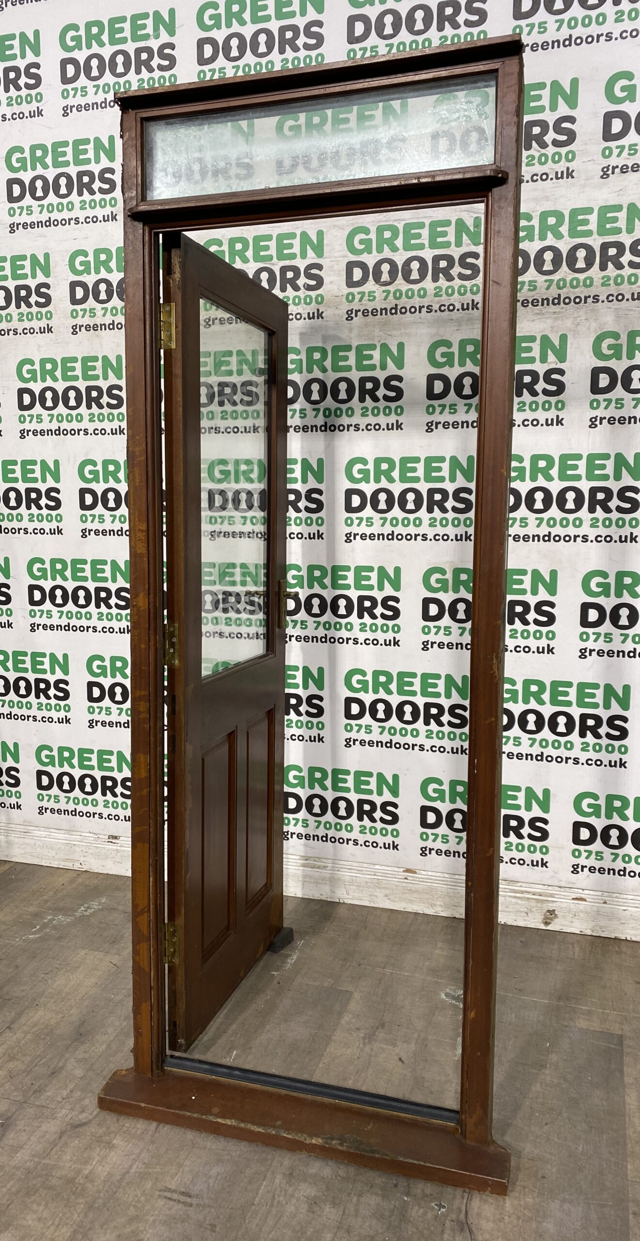 Hardwood Back door | Green doors