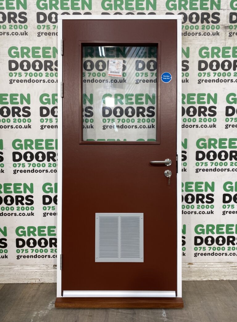 Back Vented Door | Green doors