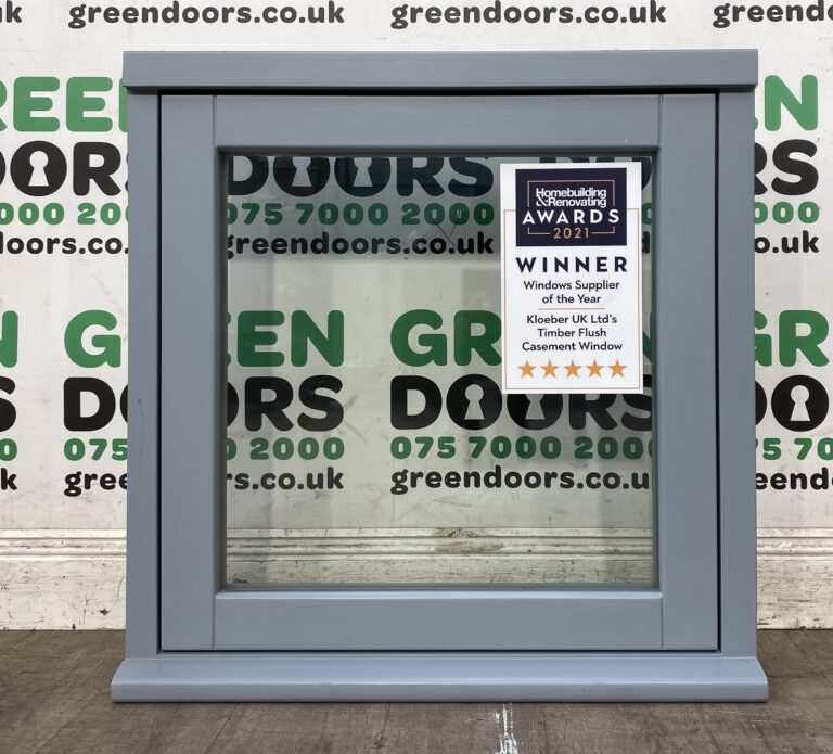 Wooden Window | Green doors