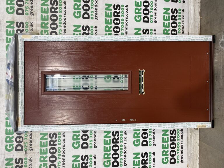 Red Composite Front door | Green doors