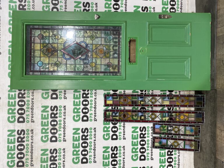 Green Wooden Front door | Green doors