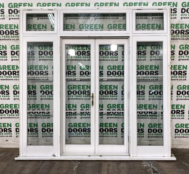 Wooden French doors | Green doors