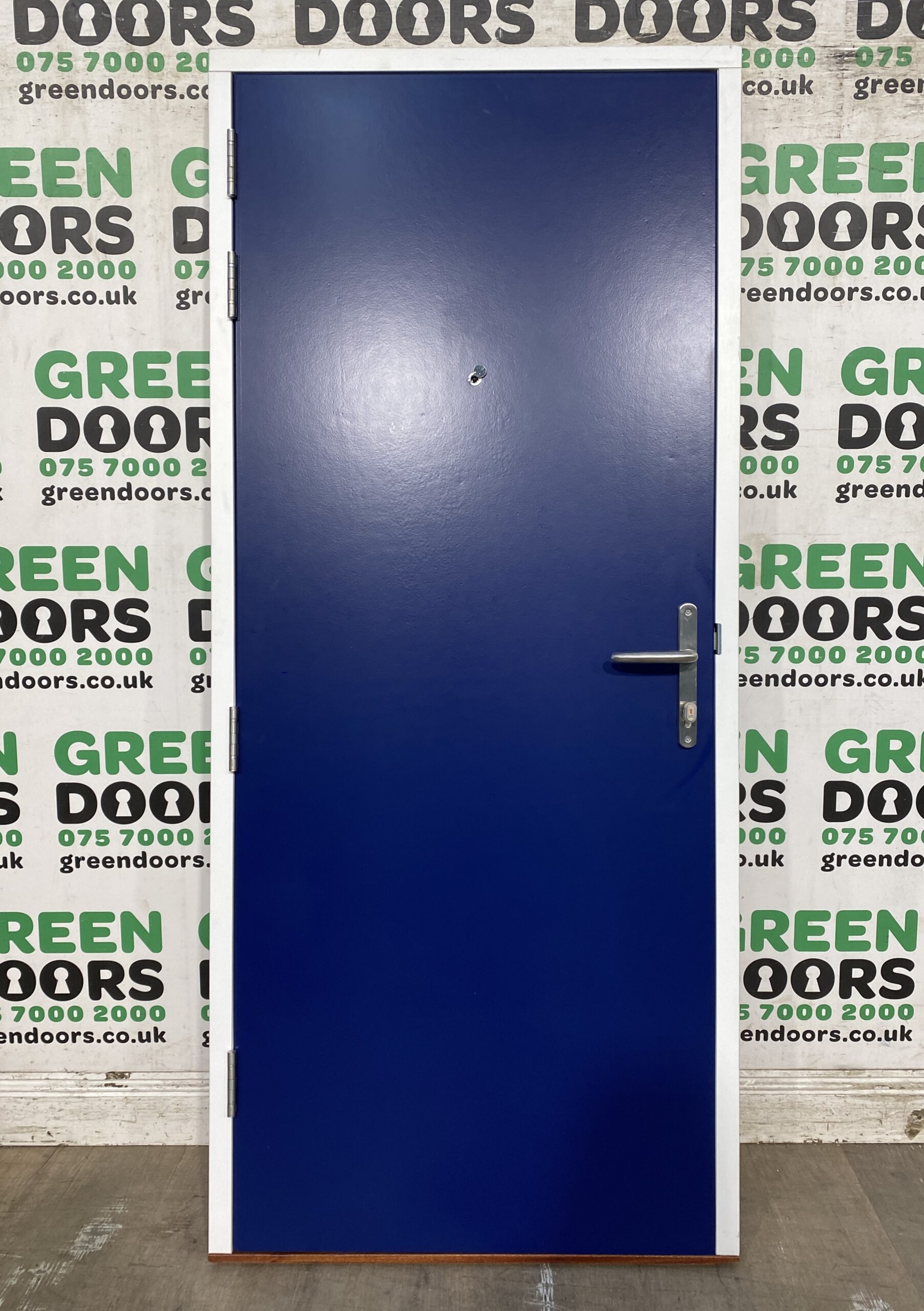 Blue Wooden Front door | Green doors